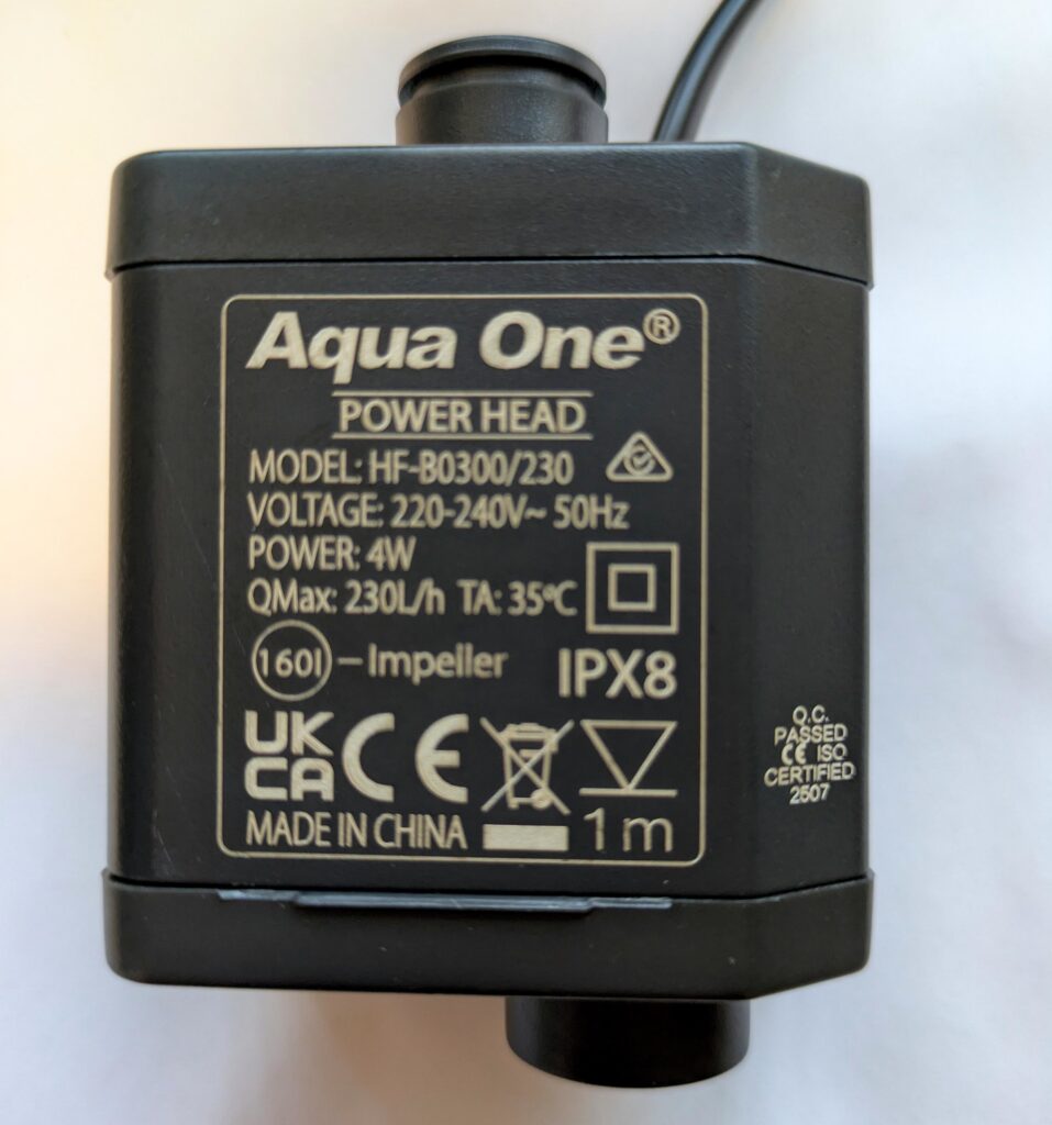 Pump for Aqua One Platform 21 Aquarium - Aqua One Store - UK